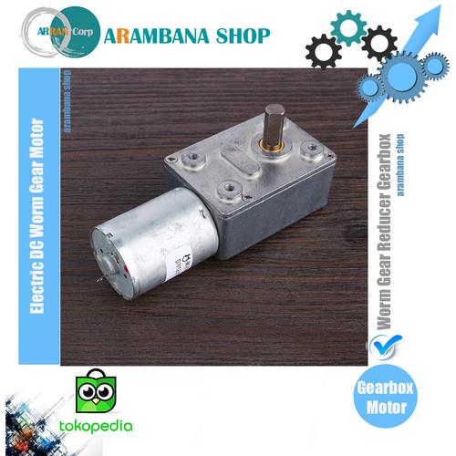 Jual Gearbox DC 12 volt High Torque Turbo Geared Motor - 12 volt, 6 Rpm ...