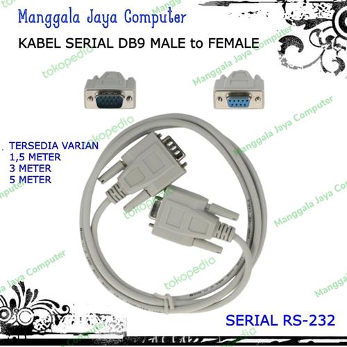 Jual Kabel DB9 Male to Female Serial Cable - 1,5Meter - Jakarta Timur ...