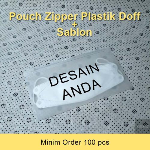 Jual Pouch Zipper / Pouch Mika Plastik Kosmetik Masker Custom Cetak ...
