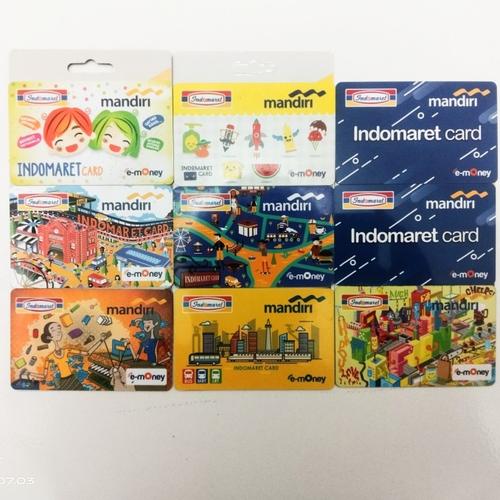 Jual Kartu indomaret card e toll e-toll card emoney e money mandiri ...