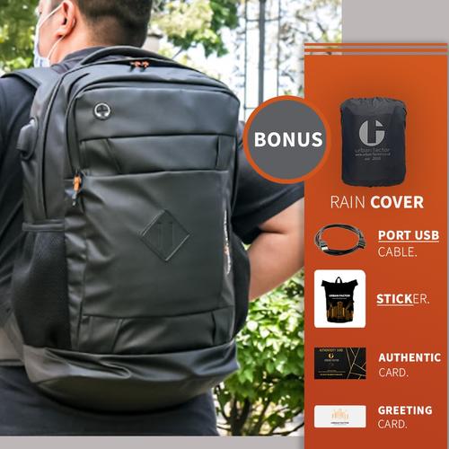 Promo Tas Ransel Laptop Pria Backpack Kantor Urban Factor Luxurious ...