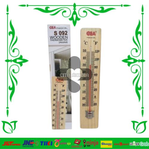 Jual Termometer Kayu Ruangan GEA/ Termometer Wooden - Jakarta Utara ...