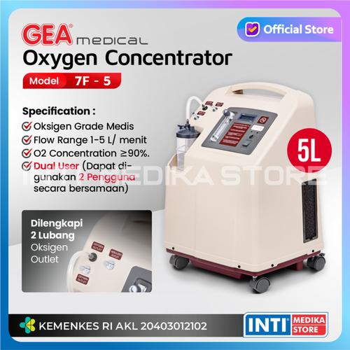 Promo GEA - Oxygen Concentrator 7F5 | Tabung Oksigen Elektrik Cicil 0% ...