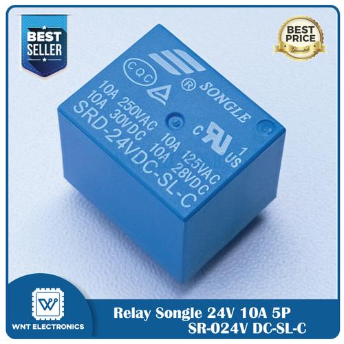 Jual Relay Songle 24V 5 Pin - SRD-24VDC-SL-C - Relay 24V 5P - Kota ...