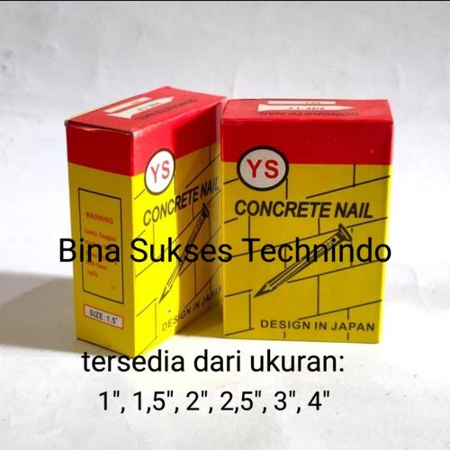 Jual Paku Beton putih 1" 1,5" 1.1/2" 2" 2,5" 2.1/2" 3" 4" inch inci - 4 ...