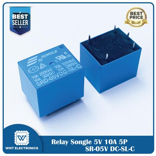 Jual Relay Songle 5V 5 Pin - SRD-05VDC-SL-C - Relay 5V 5P - Kota ...