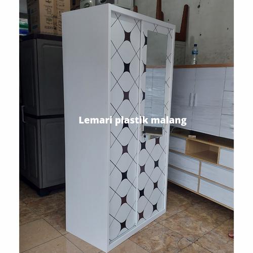 Jual lemari besi sliding kaca - Kab. Malang - Lemari plastik malang ...