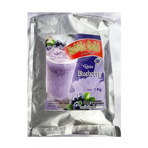 Jual BUBBLE GOLD BLUEBERRY | SERBUK MINUMAN RASA BLUE BERRY - Vanila ...