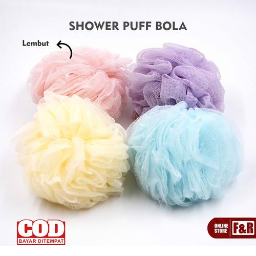 Promo Spons Mandi Bola Jaring Busa Shower Puff Premium Bath Sponge Ball ...