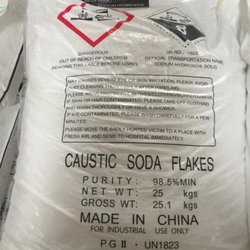 Jual soda api/caustic soda/caustic flakes RRC 98% 1 zak - Kota Surabaya - vena-chemical | Tokopedia