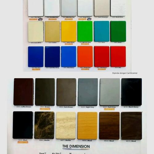 Jual ACP DECOBOND 4MM WARNA BIASA - White glossy, 1.22 x 2.44 - Kota ...