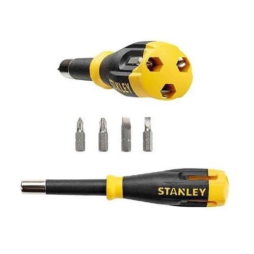Jual STANLEY STMT68107 - OBENG SET FIBERGLASS MULTI SCREWDRIVER 4 IN 1 ...