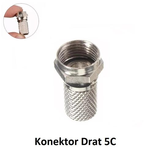 Jual Jack Konektor Drat F 5C - Jakarta Barat - Drutech | Tokopedia
