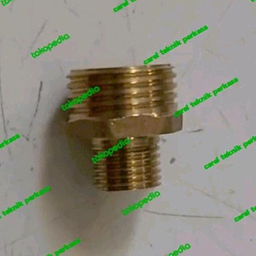 Jual DOUBLE NEPPLE KUNINGAN BRASS 1/4 X 3/8 INCH - Jakarta Barat ...