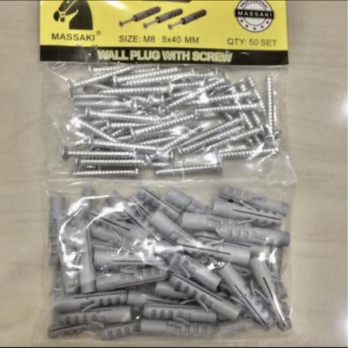 Jual M8 KOMPLIT sekrup baut MASAKI baja ringan skrup plastik beton ...