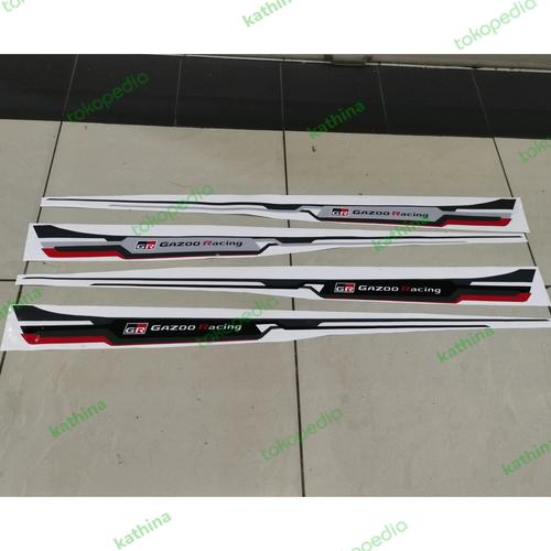 Jual Stiker body samping Toyota Yaris GR SPORT sticker mobil tempel ...