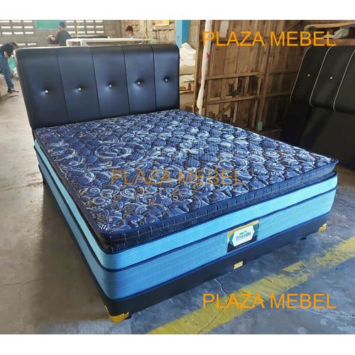 Jual SET Bed Boxy PROCELLA Pillow Top Springbed 160 - 180 x 200 FULLSET ...