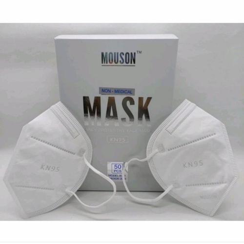 Jual masker kn95 mouson 50 pcs premium original 5ply bahan tebal murah ...