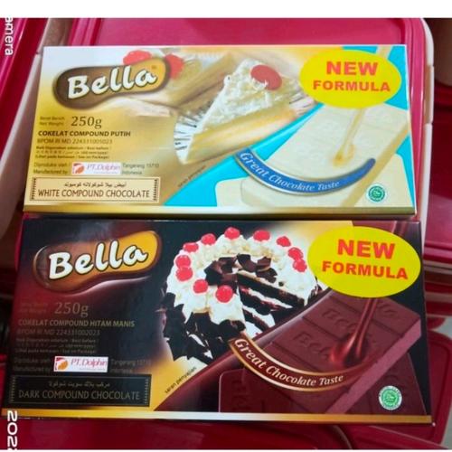 Jual Bella chocolate compound 250 gr coklat batang - White - Kota ...