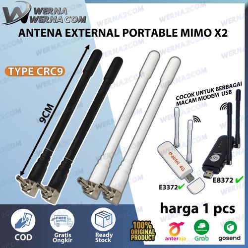 Jual Antena external portable MIMO X2 Type CRC9 modem E3272 PerPCS ...
