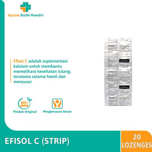 Jual Efisol C (1 Strip) - Mengatasi Jamur dan Bakteri Pada Mulut ...