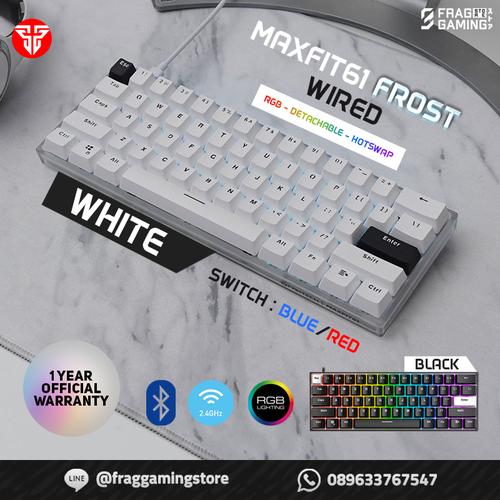 Jual Fantech MAXFIT61 FROST Wired Hotswap Keyboard Gaming Mechanical ...