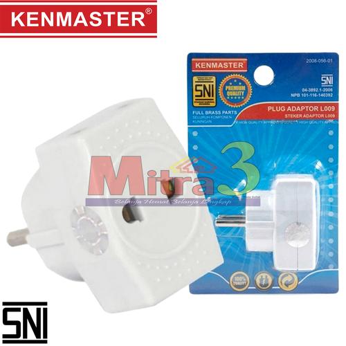 Jual KENMASTER Plug Adaptor L009 Steker Colokan Converter Cabang 3 Lubang - Kota Makassar ...