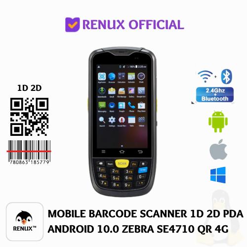 Jual Mobile Barcode Scanner ZEBRA SE4710 1D 2D QR 4G + NFC PDA ...