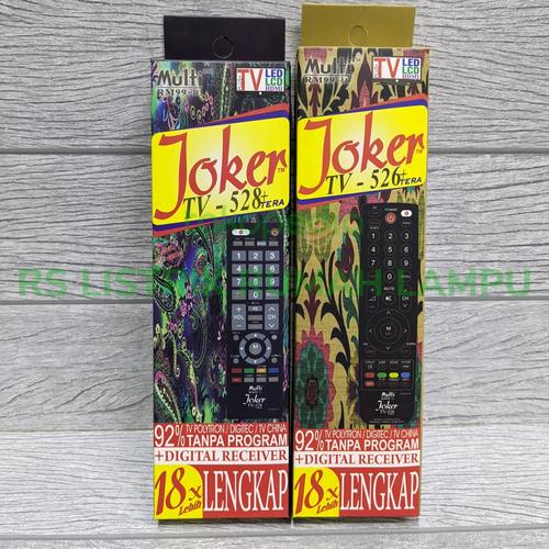 Jual Remot TV Multi / Remote TV Universal JOKER - Kota Tangerang ...