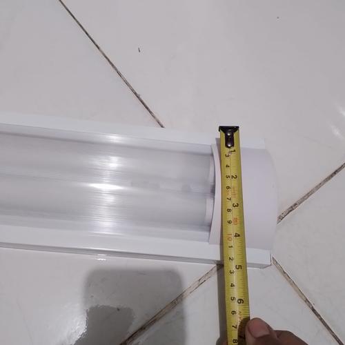 Jual Kap lampu rm 2x18 outbow tempel komplit lampu tl t8 led - 2x9watt ...