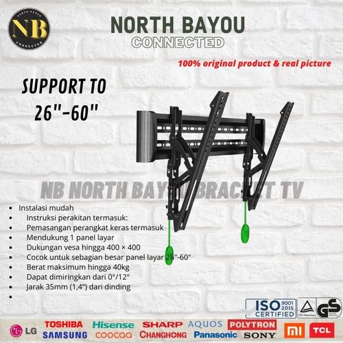 Jual BRACKET BRAKET BREKET TV LED LCD 26"-60" LOOKTECH C2T WALL MOUNT ...