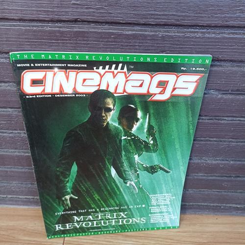 Jual MAJALAH CINEMAGS 53 th Edition 2003 - MATRIX REVOLUTION - Jakarta ...