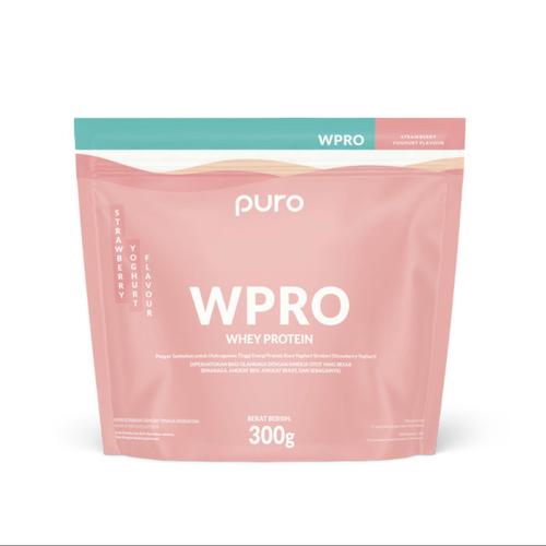 Jual Puro Wpro 300gr Susu Protein Whey Concentrate BPOM - Strawbry ...