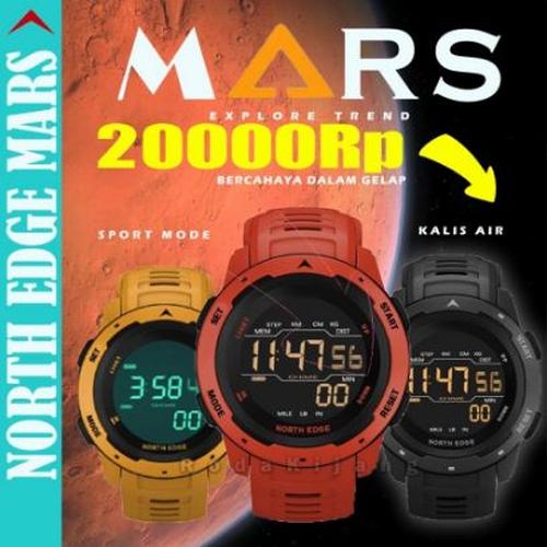 Jual NORTH EDGE MARS Original Sport Watch WATERPROOF 50M Outdoor ...