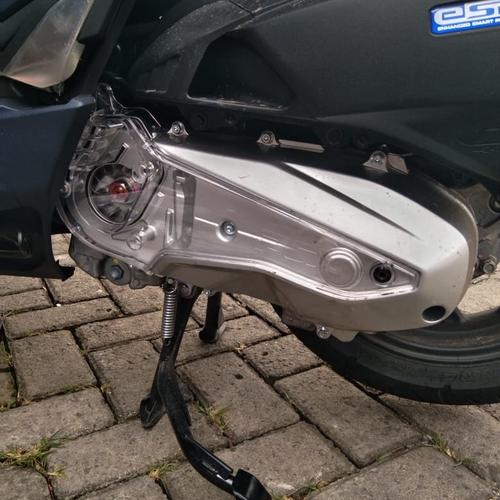 Jual Cover Cvt Honda Pcx 160 Transparan Clear Smoke Premium - Hitam ...
