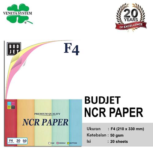 Jual Kertas NCR Folio F4 / Kertas Karbon Nota F4 / Kertas NCR 50 gsm ...