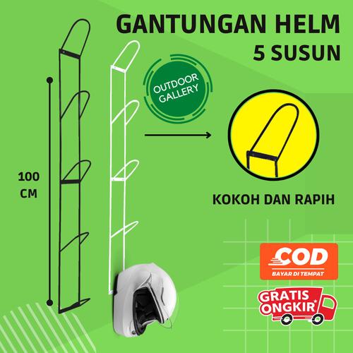 Jual Rak Helm 5 Susun Rak Helm Gantung Gantungan Helm Rak Helm ...
