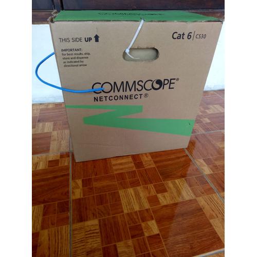 Jual Kabel UTP CAT 6 Comscope AMP Warna ( BLUE ) Ready Surabaya - Kota ...