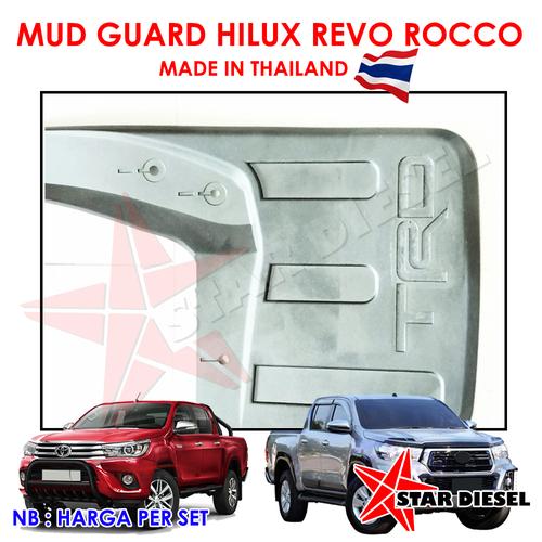 Jual MUD GUARD TOYOTA HILUX ALAS SAYAP BAN HILUX REVO ROCCO 2016-2022 ...