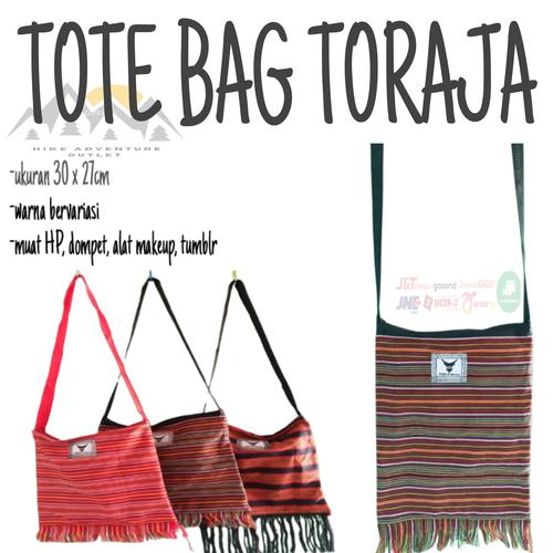 Jual tas selempang/tote bag/tas TORAJA - 2 - Kab. Tangerang - Hike Adventure Outlet | Tokopedia