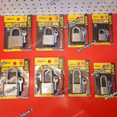 Jual Gembok XANDER 30 40 50 60 mm PANJANG PENDEK + 3pcs Kunci Cadangan ...