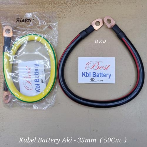 Jual KABEL BATTERY ACU BEST 35MM/ 50CM KABEL AKI MOBIL - Hitam ...