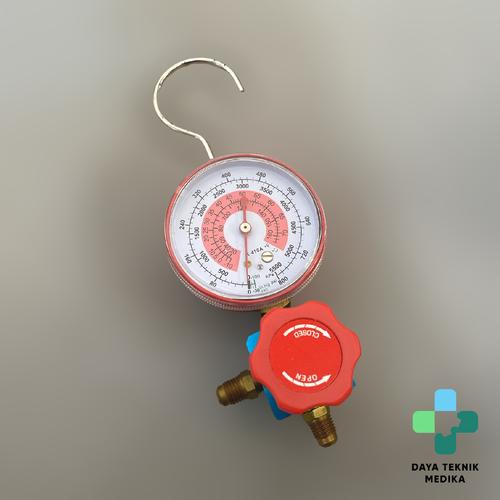 Jual Manifold Single High Pressure - Freon R22 R32 R410 - Merah ...