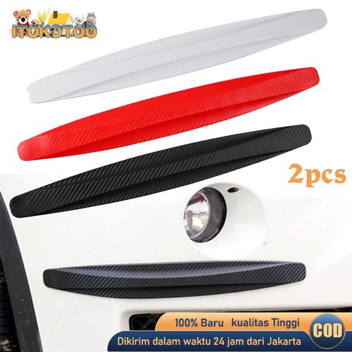 Jual Pelindung Bemper Mobil Universal Bumper Guard Mobil Motif Carbon ...