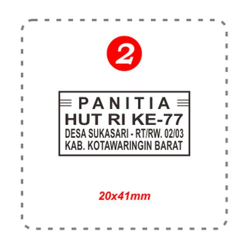 Jual Stempel Panitia / Ketua Panitia / HUT / Sekretaris Panitia, dll ...