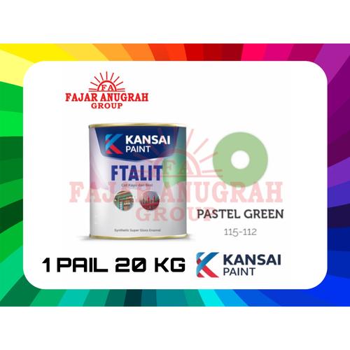 Jual Kansai Ftalit Gloss pastel green 115-112 Cat Kayu dan Besi 20 Kg ...