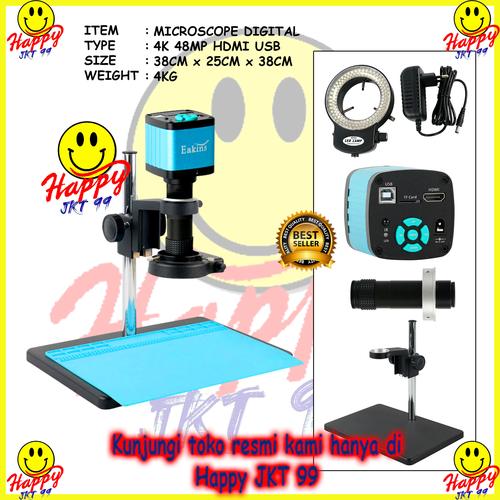 Jual MICROSCOPE DIGITAL CAMERA FULL SET 4K 48MP INDUSTRIAL HDMI USB ORI - Jakarta Barat - Happy ...