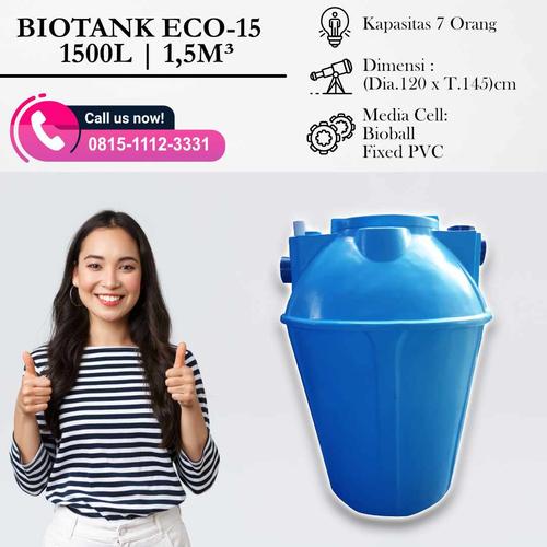 Jual BIOTANK 1.500 Liter BIOFIL 1.5M3 Vertikal - Jakarta Barat - Rumah ...