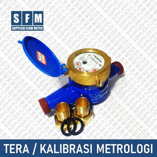 Jual WATER METER 3/4 INCH CALIBRATE CONNECTION SCREW/DRAT 20MM ...