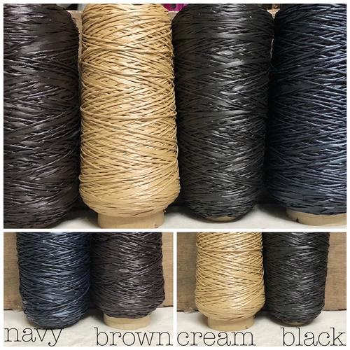 Jual Benang Raffia Paper / Rafia Rajut Waterproof / Paper Yarn - Coffe ...